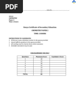 Chemistry Pp2 Pre-Mock 2025 | PDF | Chemical Compounds | Chemical ...