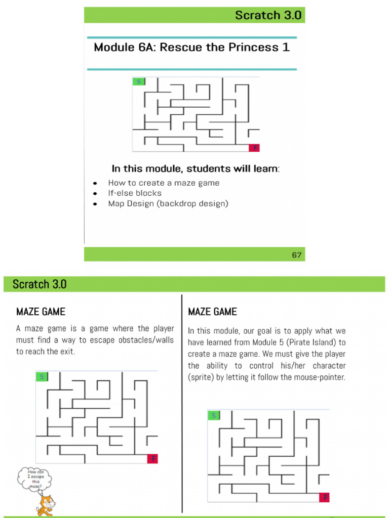 Scratch Lesson 6A (2023) | PDF