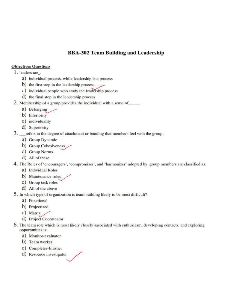 Team Building Project File | PDF
