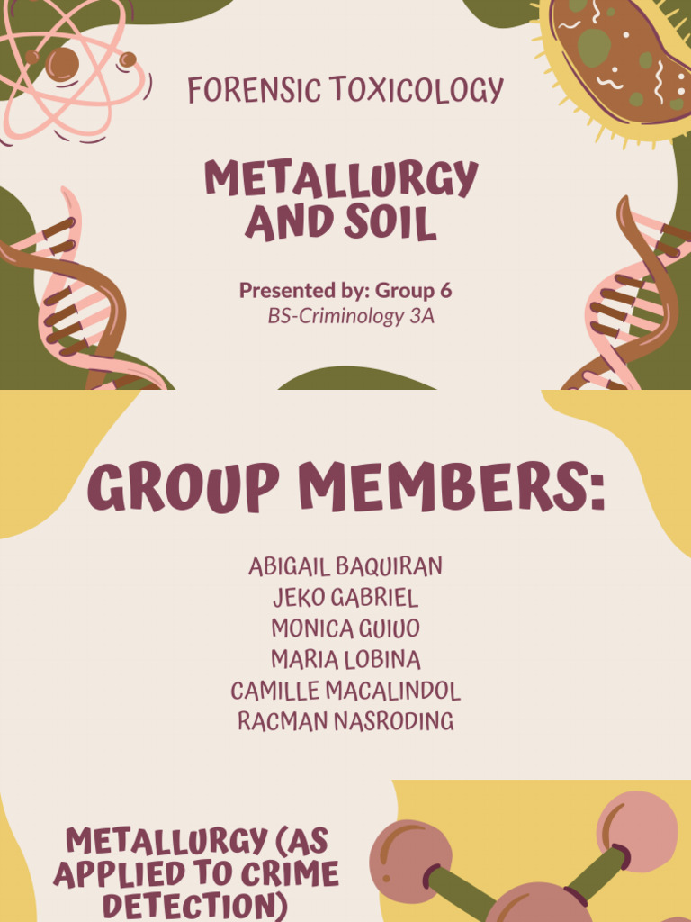 Metallurgy and Soil Forensic 3 Group 6 PDF | PDF