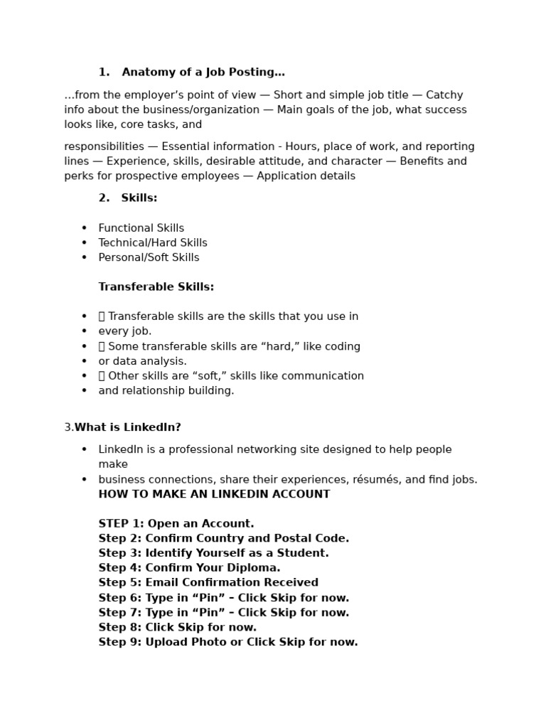 Review, Job Search | PDF | Résumé