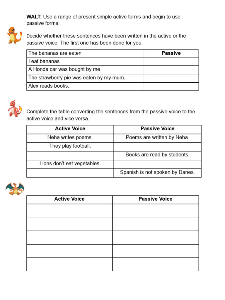 2. 6Ug.03 – Use a range of present simple active forms and begin to use ...