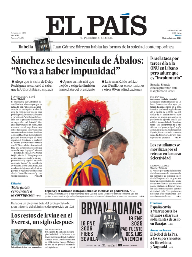 El Pais Octubre 2024 | PDF