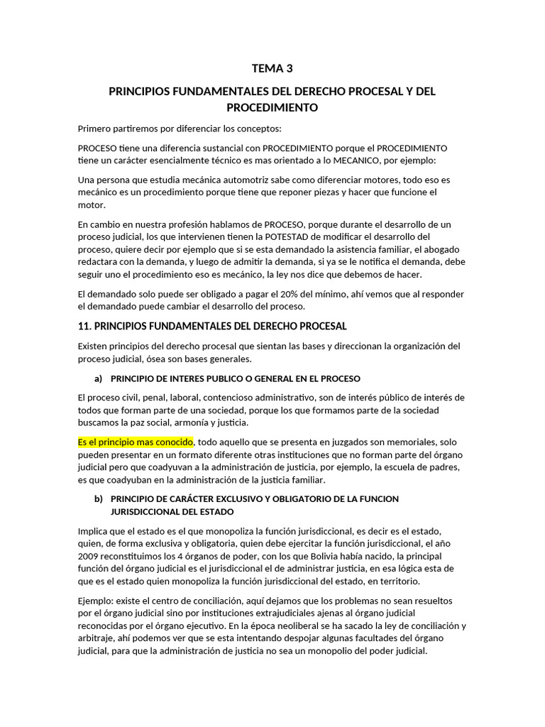 TEMA 3 Teoria General Del Proceso Dr. Aldrin | PDF | Estado (política) | Jurisdicción
