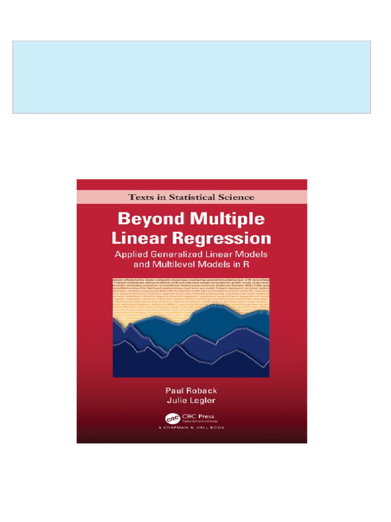 Complete Download Beyond Multiple Linear Regression Applied Generalized ...