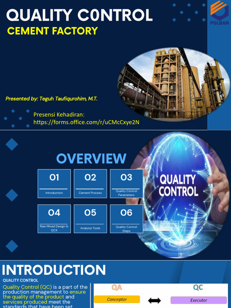 Quality Control Cement Factory | PDF | Secondary Sector Of The Economy ...