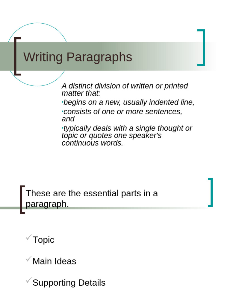Paragraph Writing | PDF | Renewable Energy | Argument
