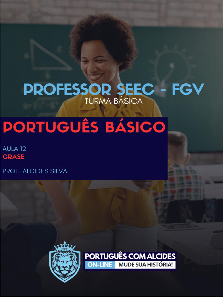 AULA #12 - CRASE - PARA AULA | PDF | Linguística
