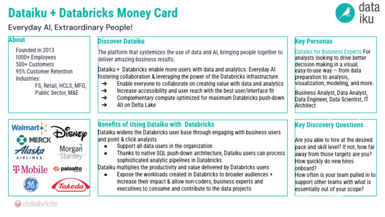 Dataiku Money Card | PDF | Analytics | Data