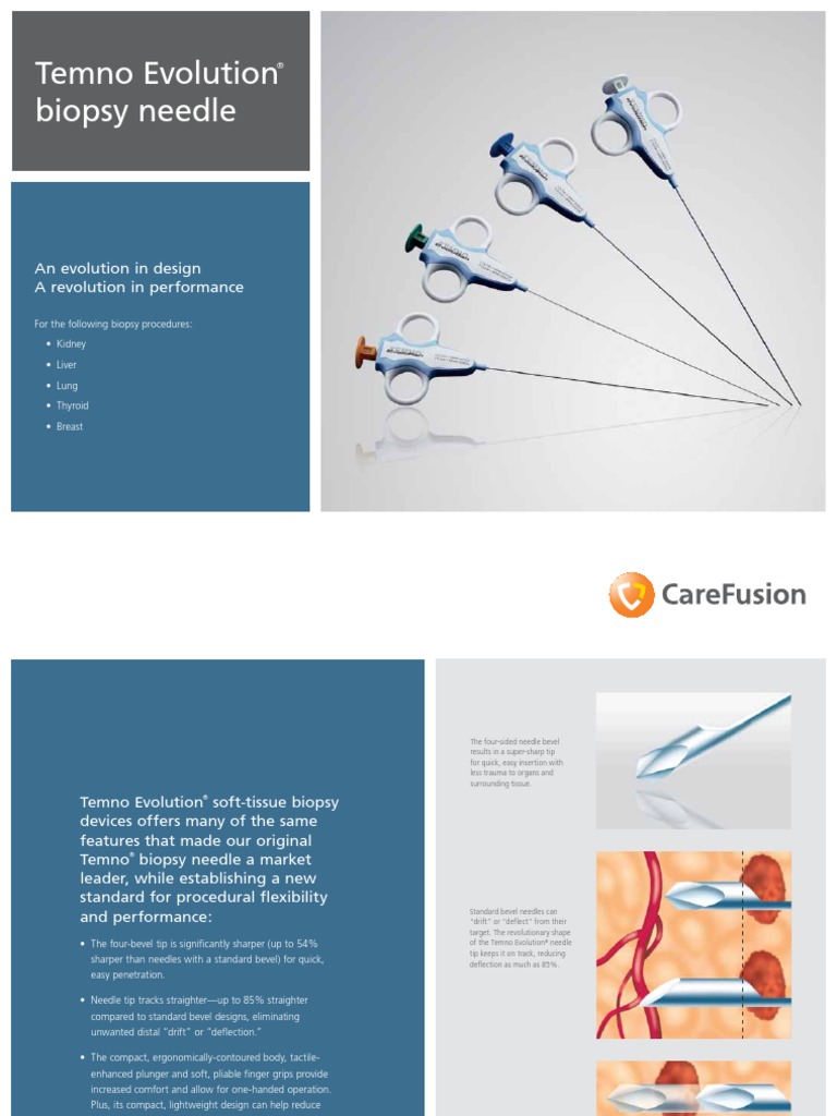 Temno Evolution Brochure | Biopsy | Medical Specialties