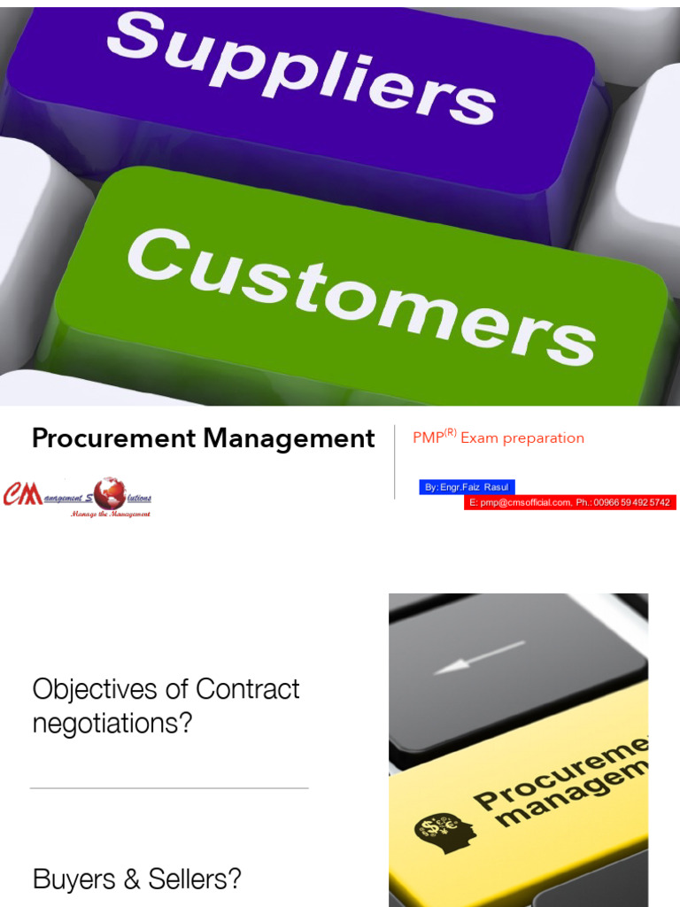 Procurement Management | PDF | Procurement | Private Law