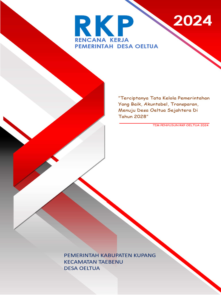 Cover RKP Desa Oeltua 2025 | PDF