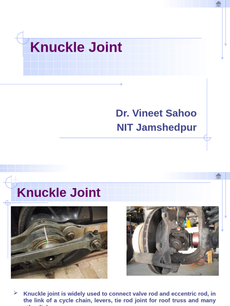 Knuckle Joint: Uses, Advantages, and Failures | PDF