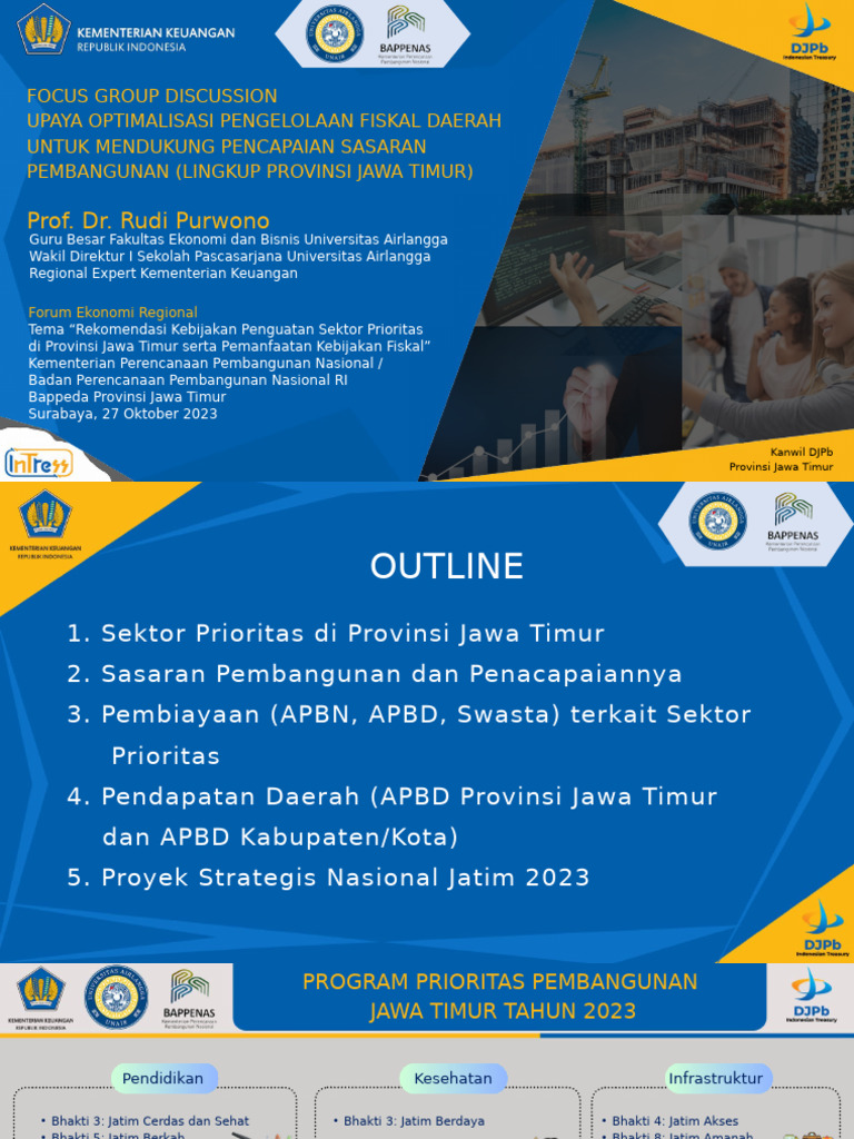 FGD Optimalisasi Fiskal - Prof Rudi Purwono | PDF