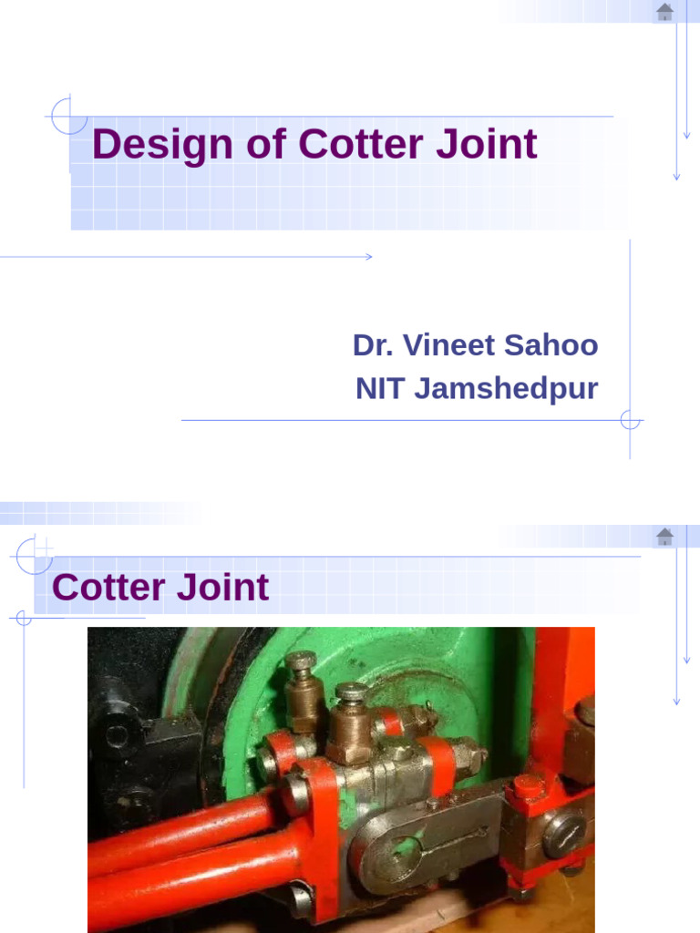 Design of Cotter Joint | PDF | Piston | Classical Mechanics