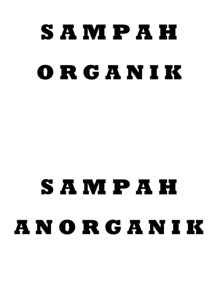 Sampah: Organik | PDF