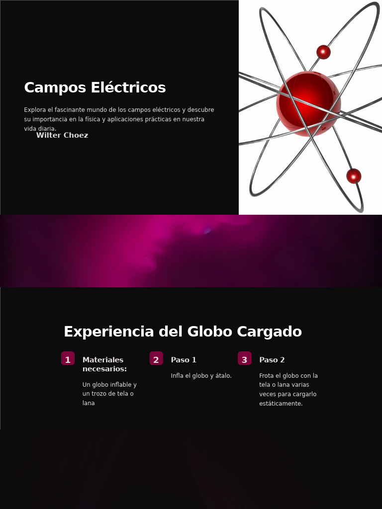 Campos Eléctricos: Conceptos y Aplicaciones | PDF | Electricidad ...