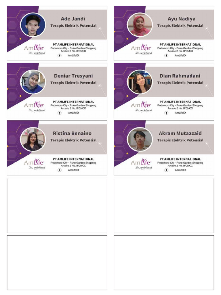 Cetak name tag | PDF