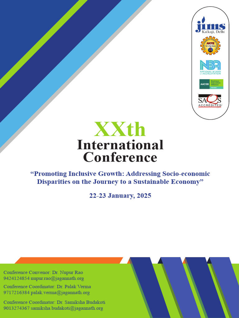 Inclusive Growth Conference 2025 | PDF | Sustainability | Sustainable ...