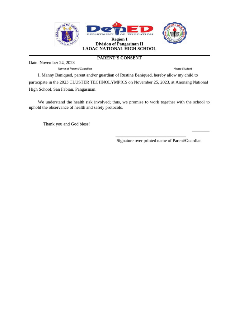 Maricel Eslao - Laoac NHS - 5th | PDF | Family | Human Development