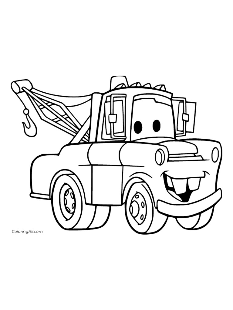 Simple Mater Coloring Page - ColoringAll | PDF