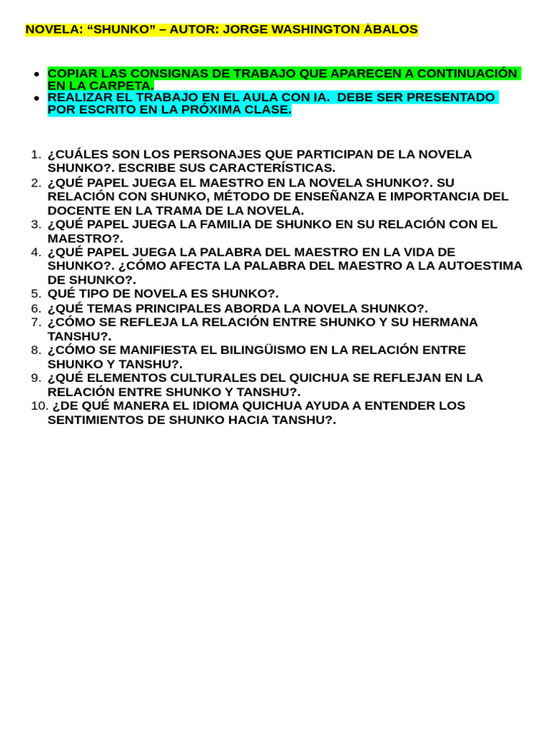 NOVELA SHUNKO 2024.docx - 20240820 - 083603 - 0000 | PDF