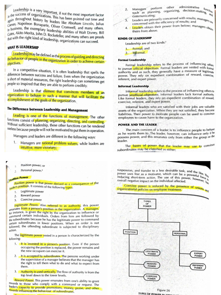 Chapter-8 Leadership | PDF