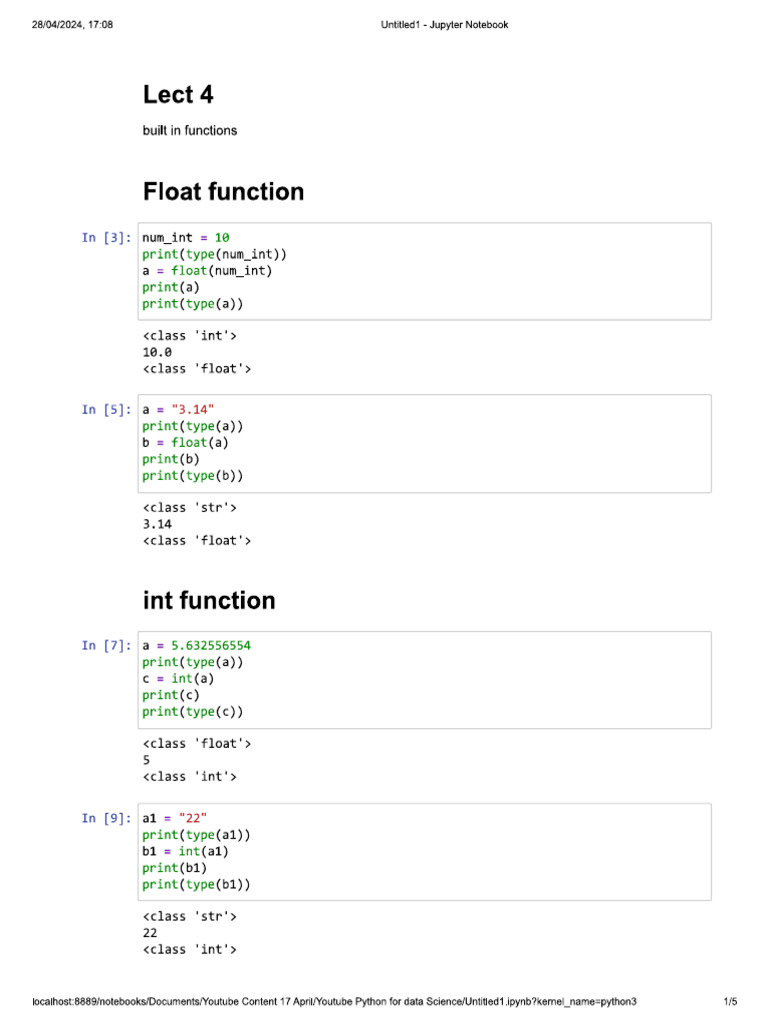 Theiscale Ds Python Lec 4 | PDF