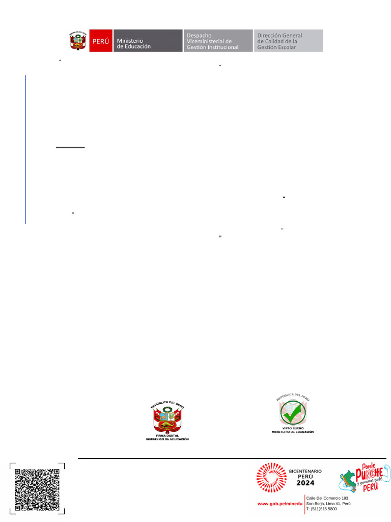 Instructivo de Matricula 2025 OFICIO_MULTIPLE-00032-2024-MINEDU-VMGI ...