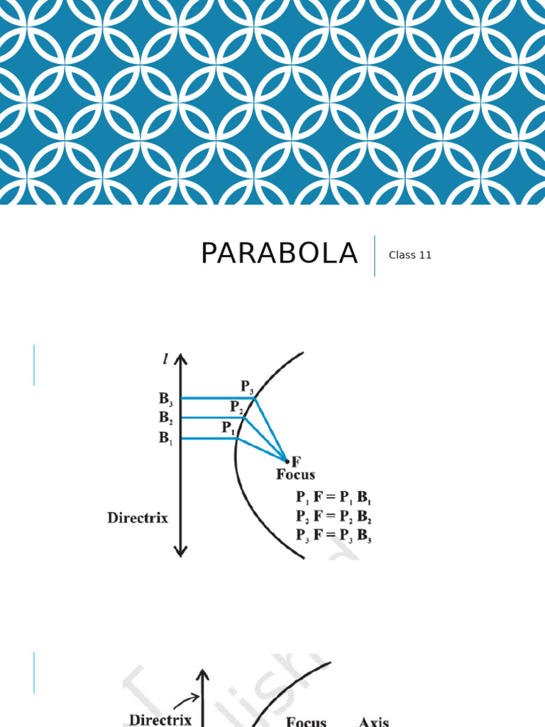 Parabola Class 11 | PDF