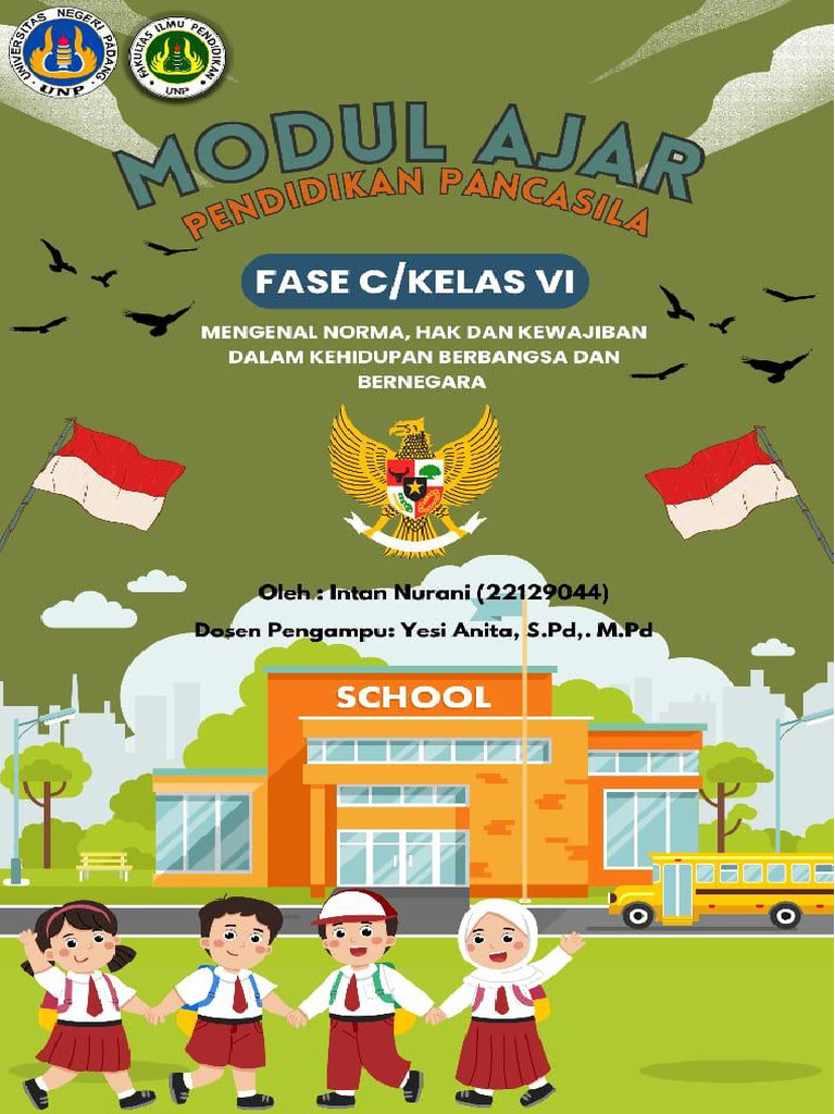 Modul Ajar Pkn_fase C_intan Nurani 22129044 | PDF