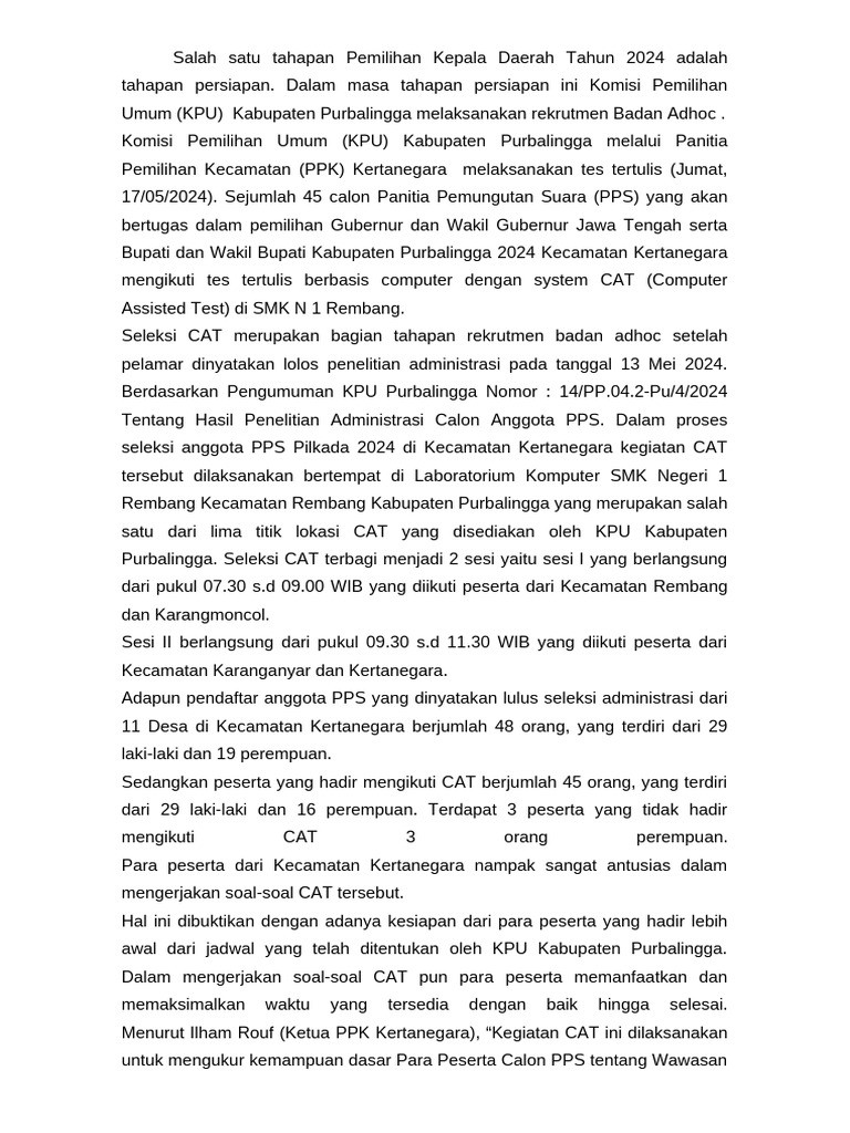 Soal Pps (Word) | PDF