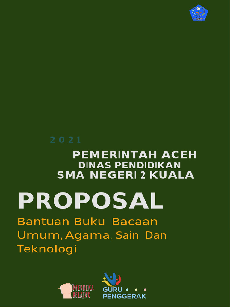 Proposal Bantuan Buku SMA Negeri 2 Kuala | PDF