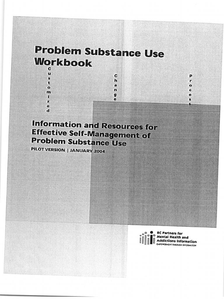 Problem Substance Use Workbook 2004 | PDF