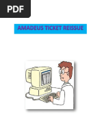 Amadeus Ticket Reissue | PDF | Fare | Airlines