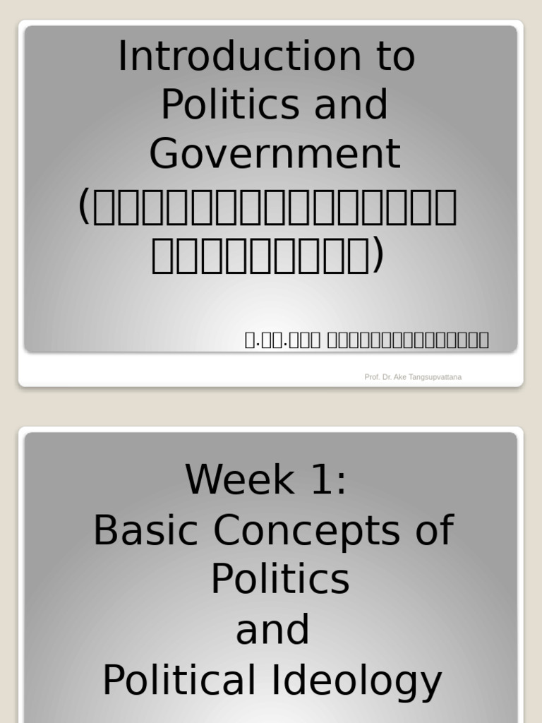 W1 Intro and Ideology-1250818-17230873235867 | PDF | Ideologies ...