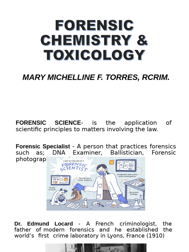 Forensic Chemistry & Toxicology Final | PDF | Forensic Science | Blood ...