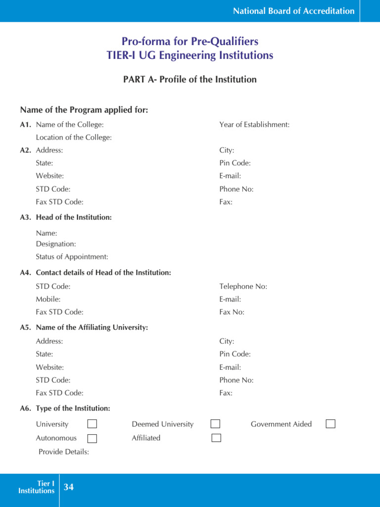 Prequalifier Tier I Template | PDF | Doctor Of Philosophy