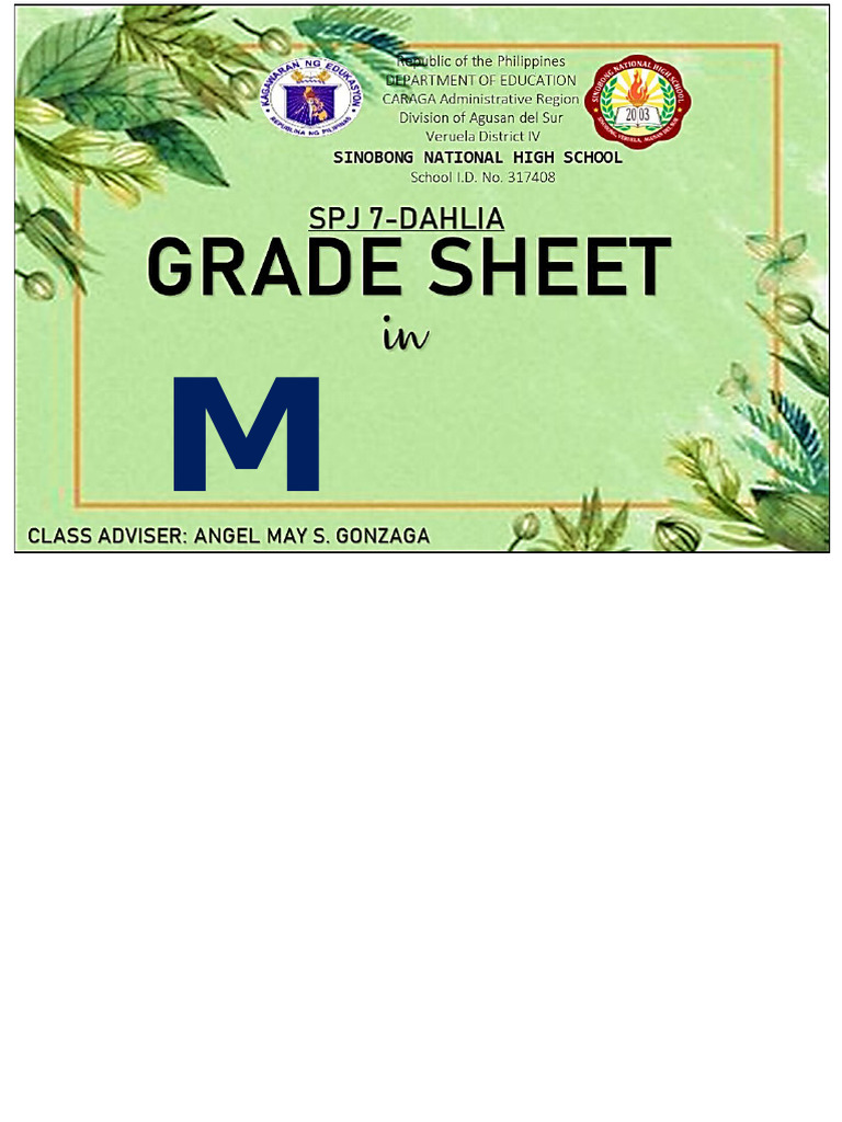 Grade Sheet Title | PDF