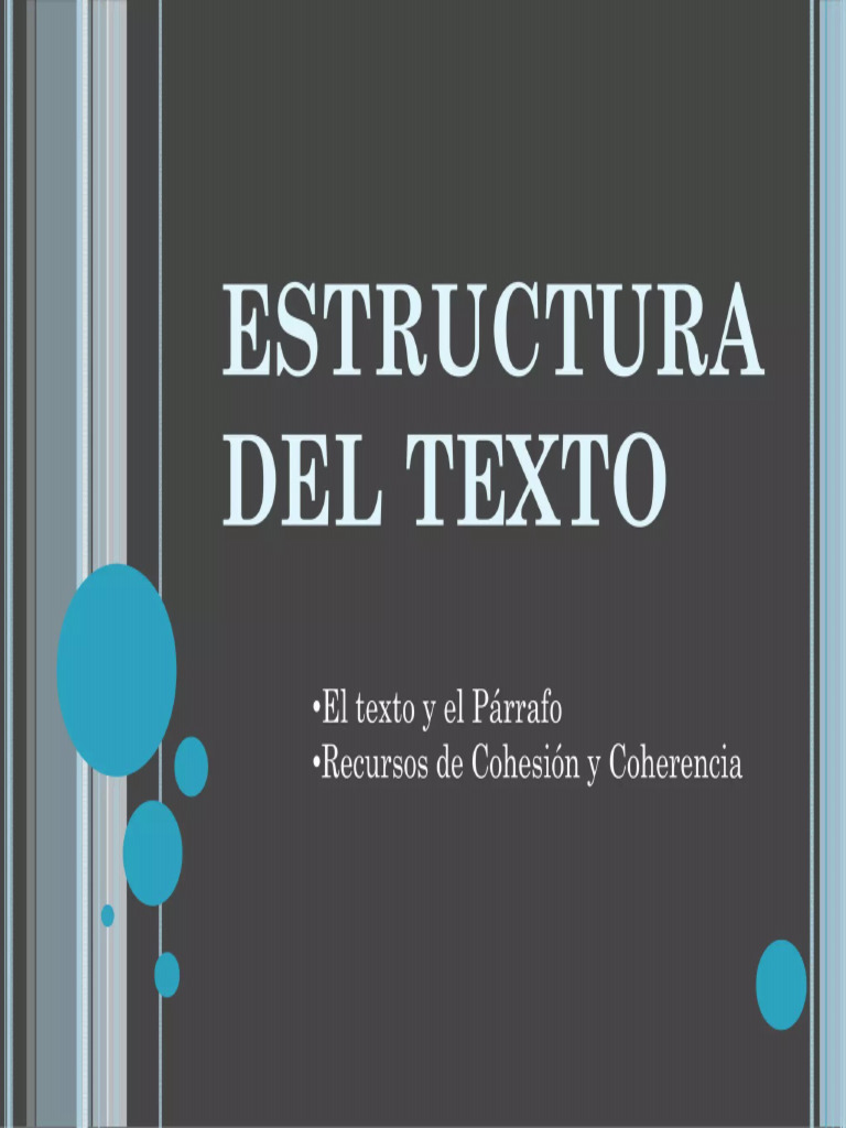 Estructura Interna Del Texto | PDF