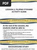 Filipino Physical Activity Pyramid Guide | PDF | Wellness