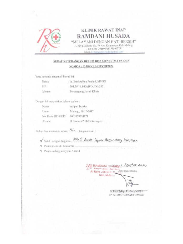 Klinik Rawat Inap Pdf
