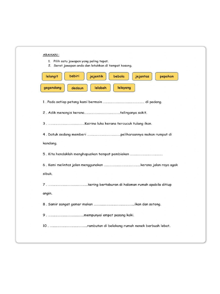 kata ganda separa | PDF