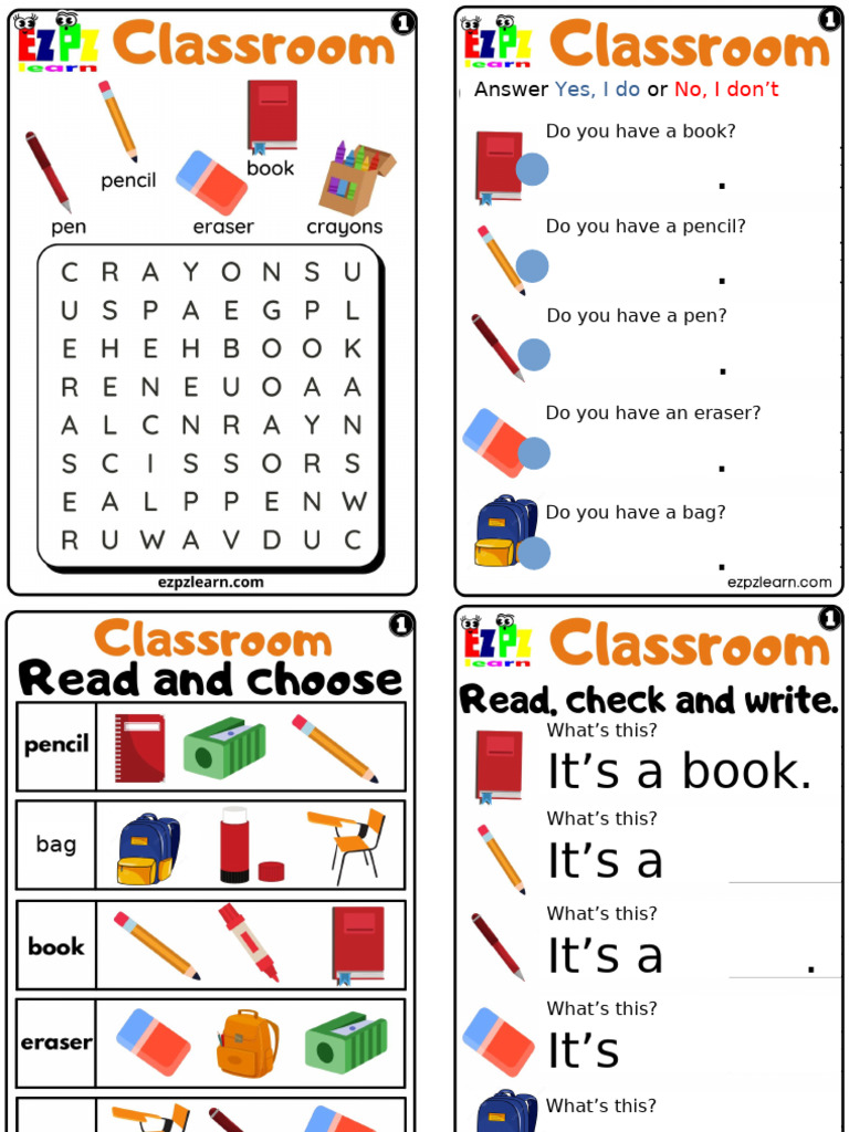 G1 School Things Pdf