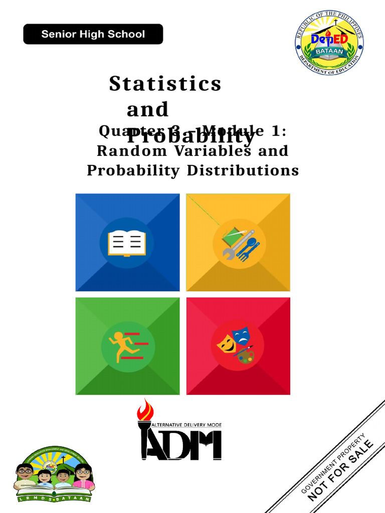 Statistics Probability q3 Mod1 Random Variables and Probability Distributions | PDF ...
