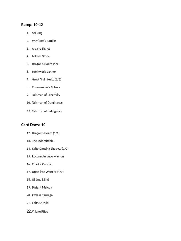 Commander Deck Goro-Goro and Satoru | PDF