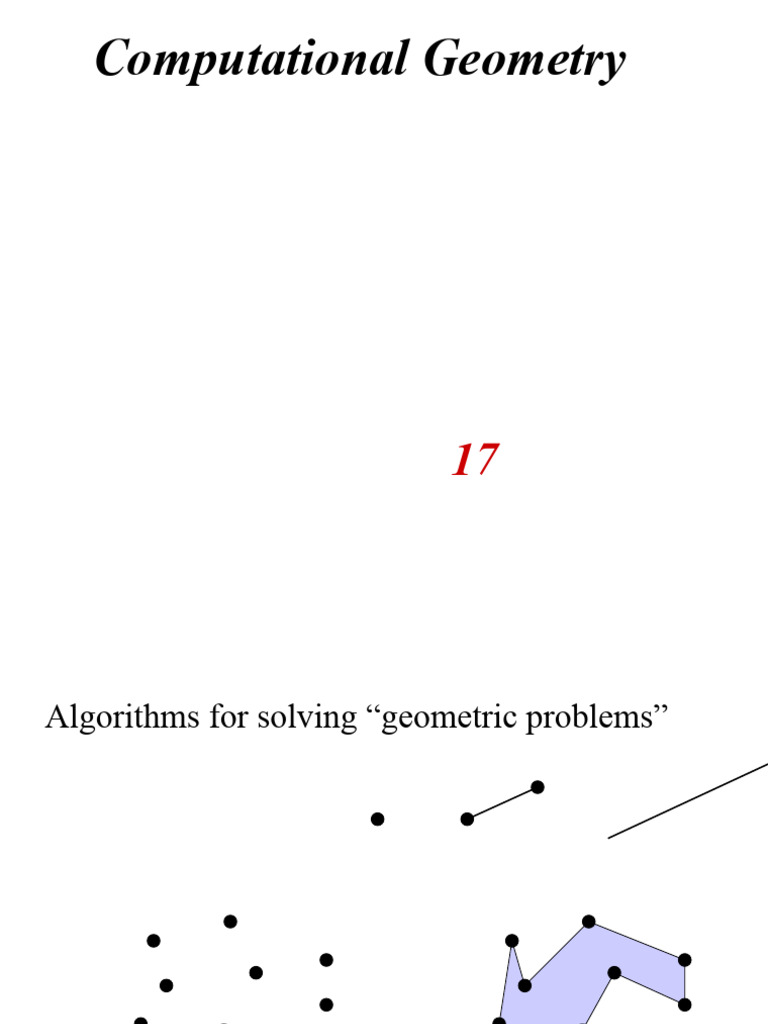 Computational Geometry One Dimensional Range SearchingTwo Dimensional Range | PDF | Applied ...