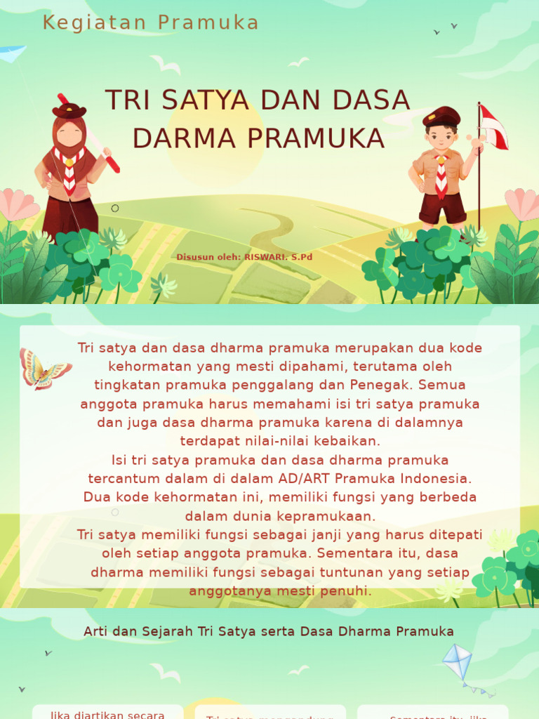 Tri Satya Dan Dasa Darma Pramuka | PDF