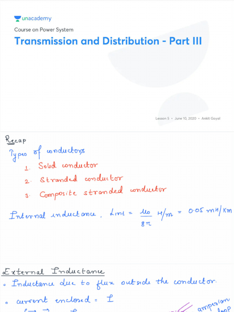 Ps 5 Transmission+and+Distribution+ +Part+III | PDF