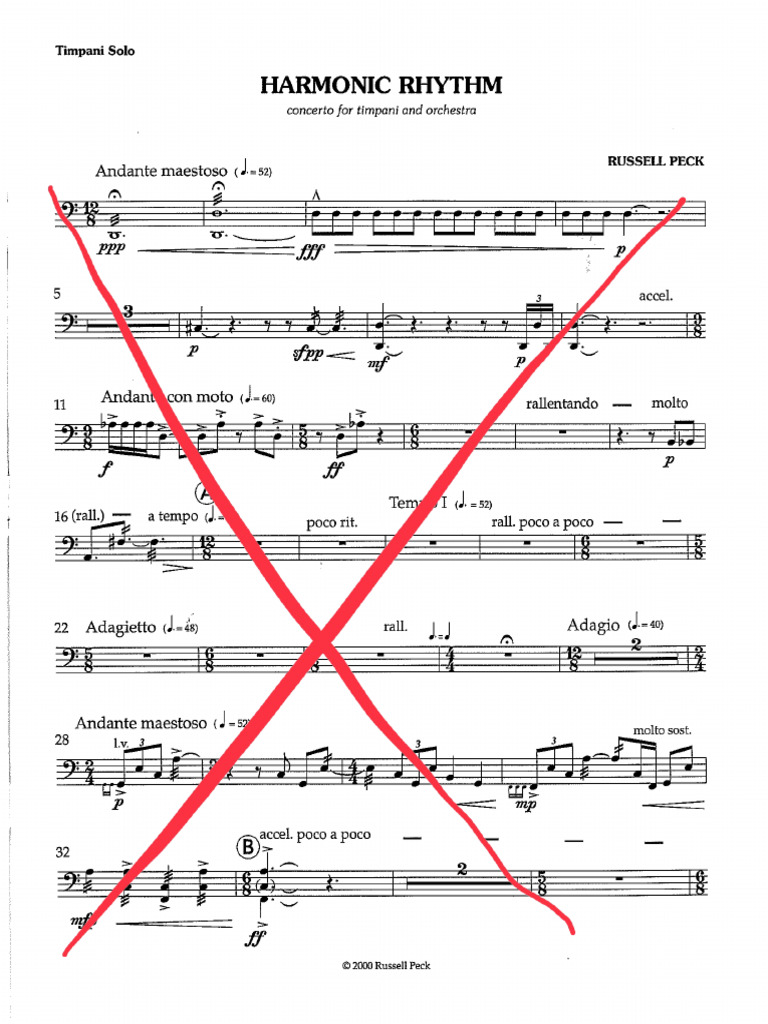 Russel Peck Harmonic Rhythm | PDF
